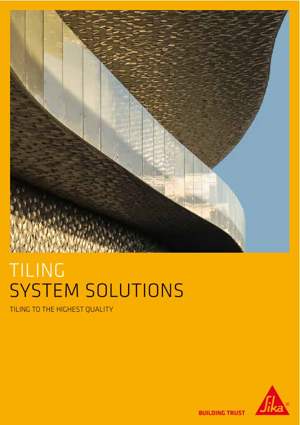 Tiling System Solutions with SikaCeram®