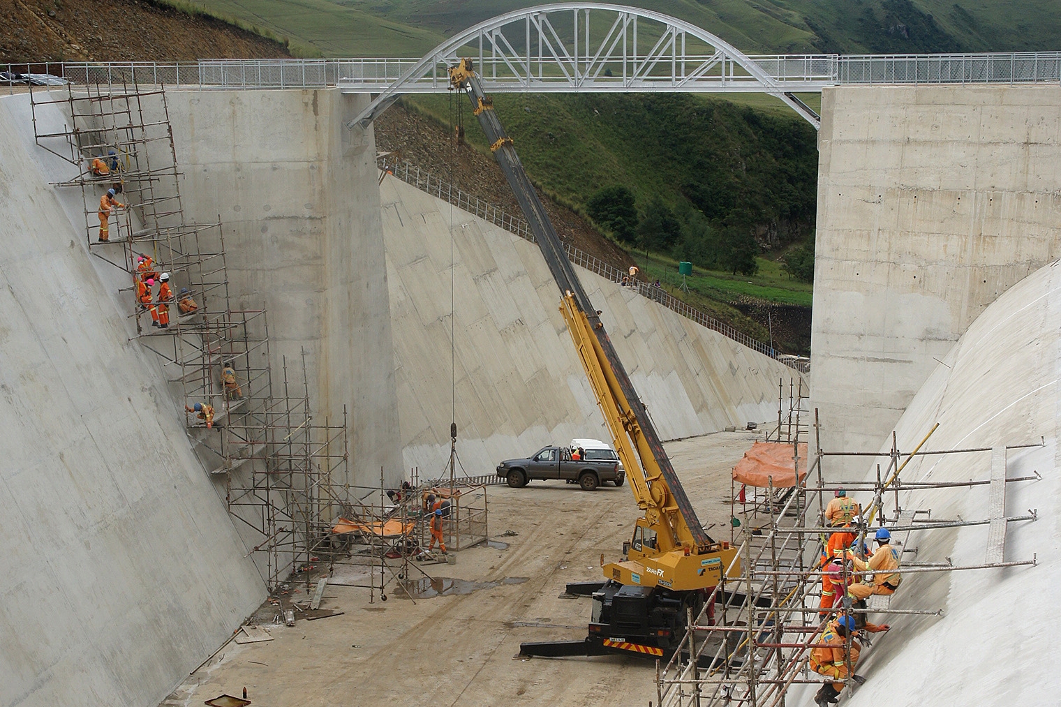 Construction of Ludeke Dam